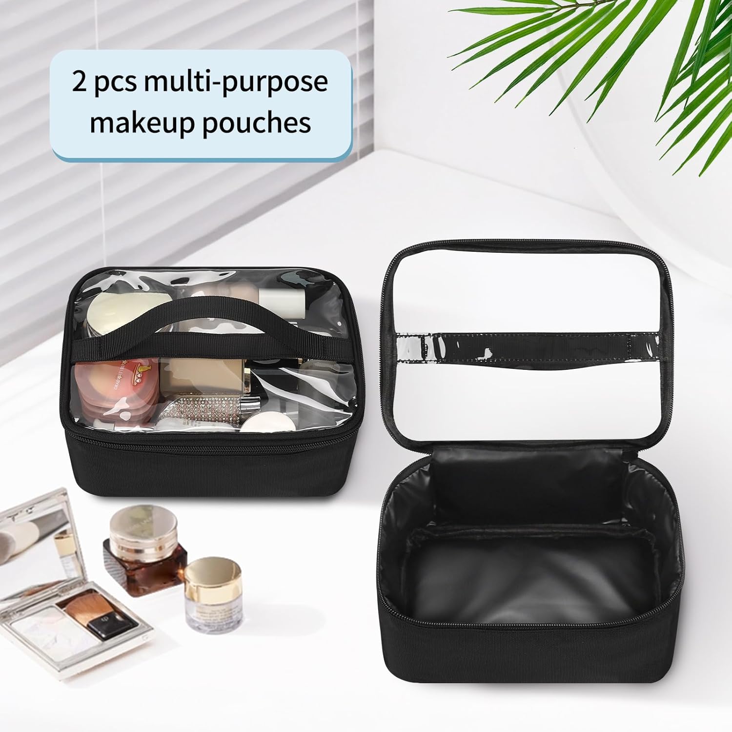 Professional Double Layer Large Travel Makeup Case – Relavel